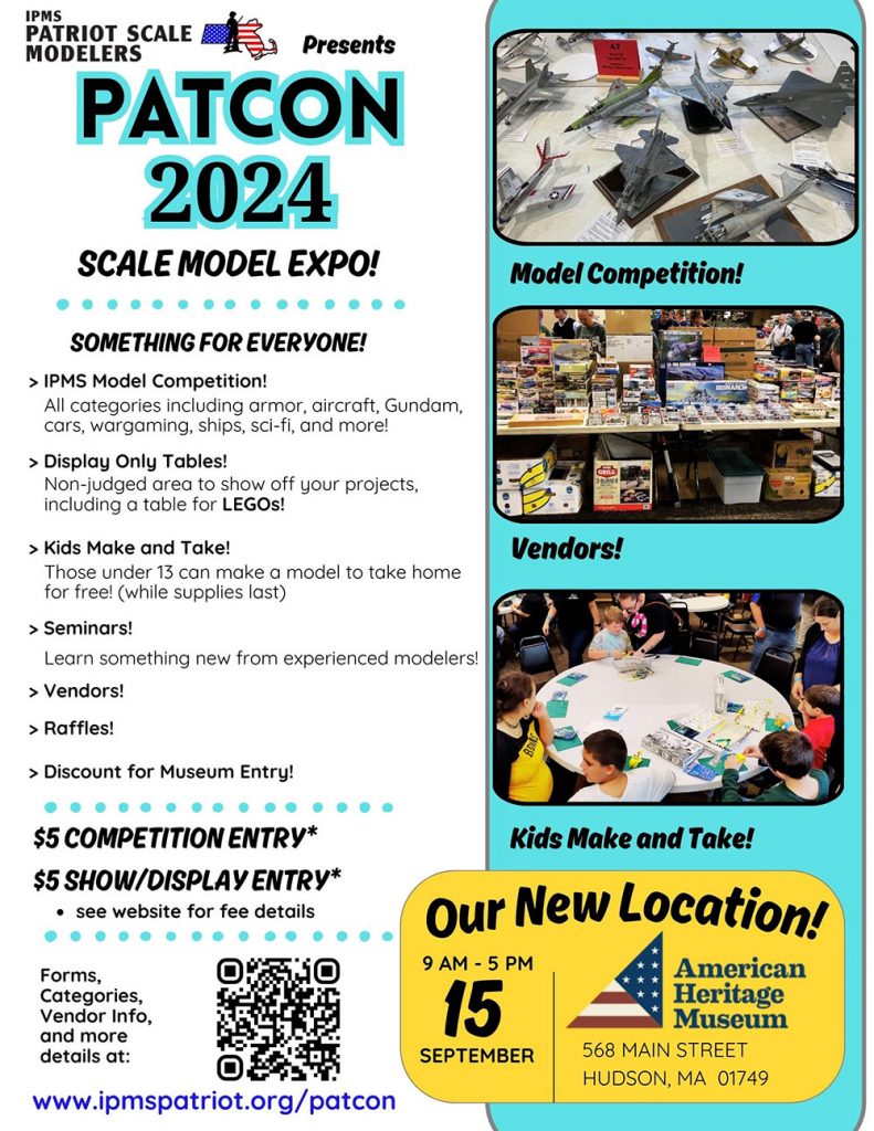 PatCon 2024: IPMS Patriot Scale Modelers Annual Scale Model Show and ...