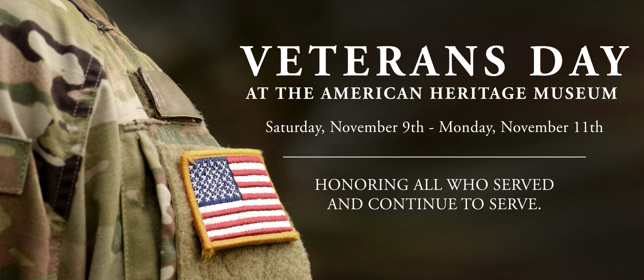Veterans Day Weekend at the American Heritage Museum - The American ...